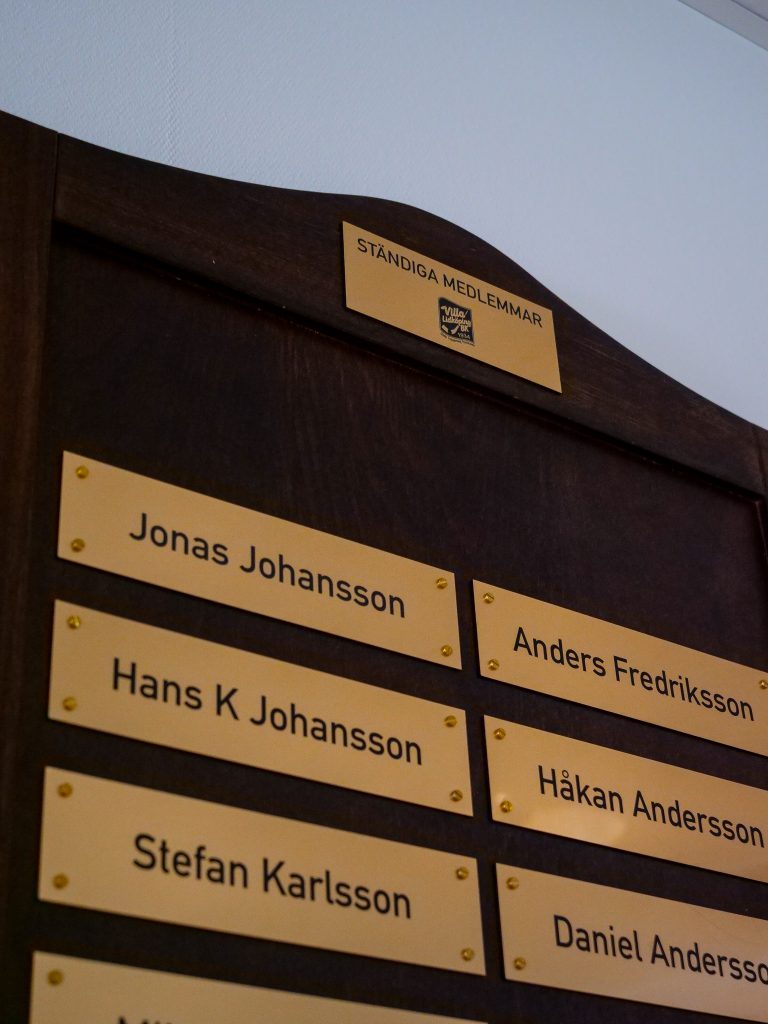 Tack till våra ständiga medlemmar - Villa Lidköping Bandyklubb